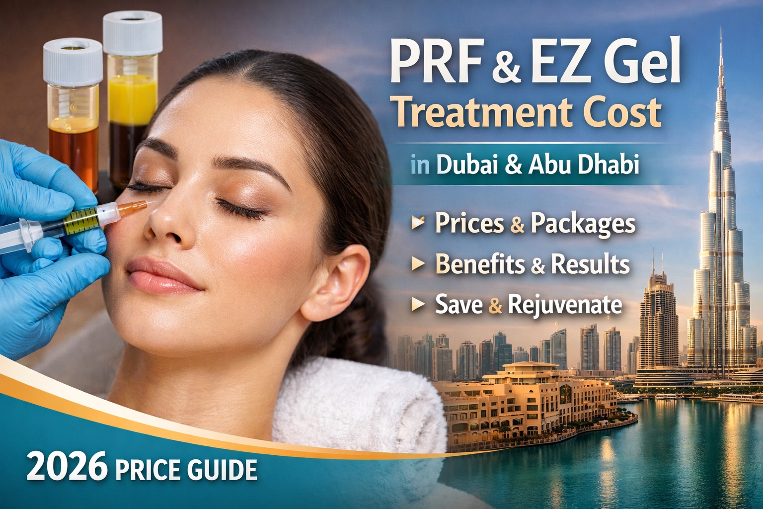 PRF & EZ Gel Treatment Cost in Dubai & Abu Dhabi | Price Guide 2026